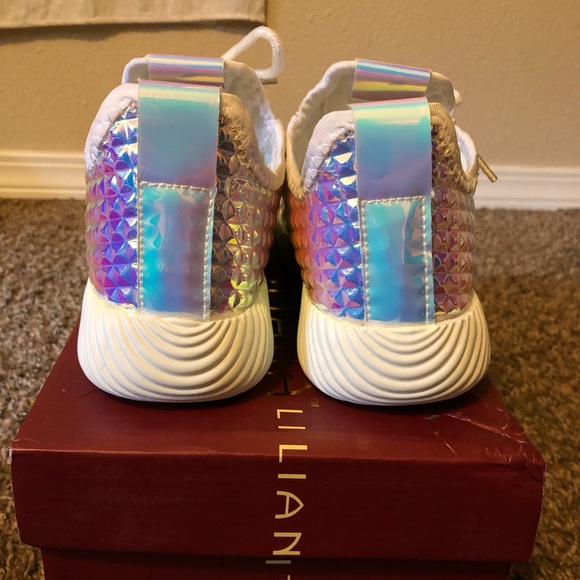 Liliana | Shoes | Liliana Iridescent Sneakers | Poshmark